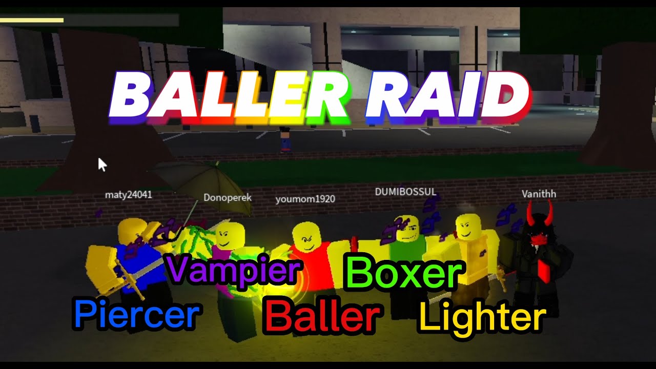[YBA] Ballers Raid Main Game - YouTube