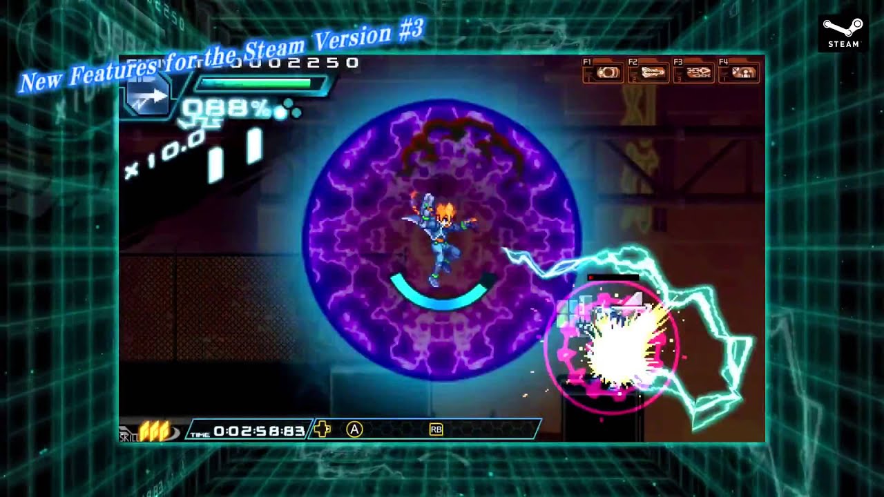 Azure Striker Gunvolt - Steam VersionTrailer - YouTube