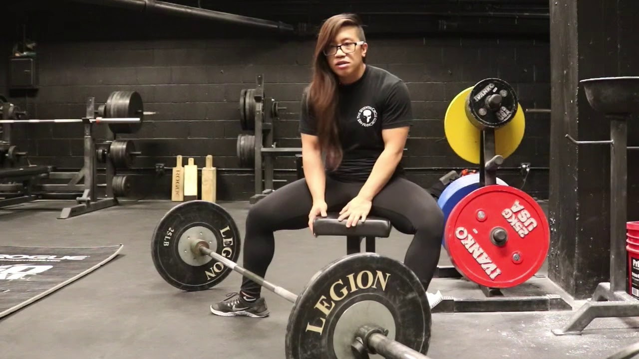Seated Box Deadlift - YouTube