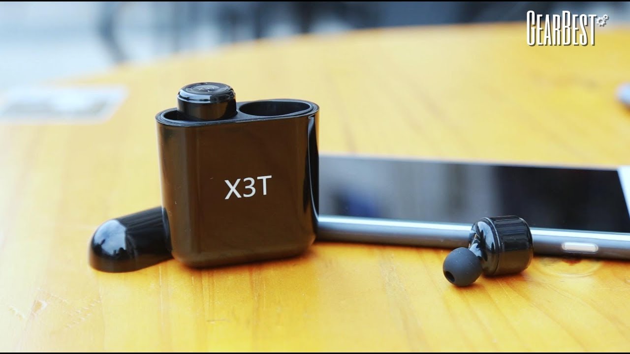 X3T Touch Control Wireless Bluetooth Headset - GearBest.com - YouTube