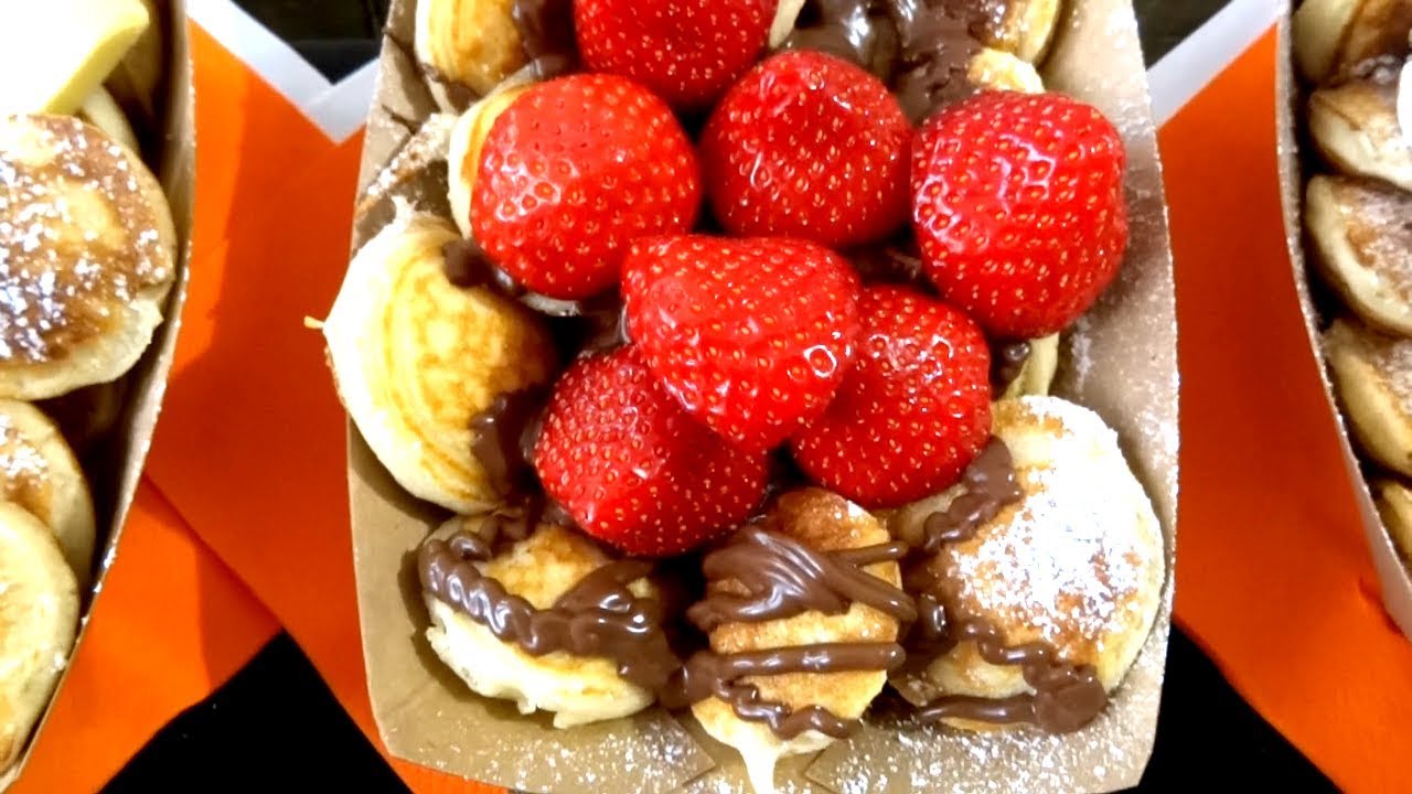 Dutch Poffertjes, Dutch minipancakes, Street Food in London, Brick Lane ...