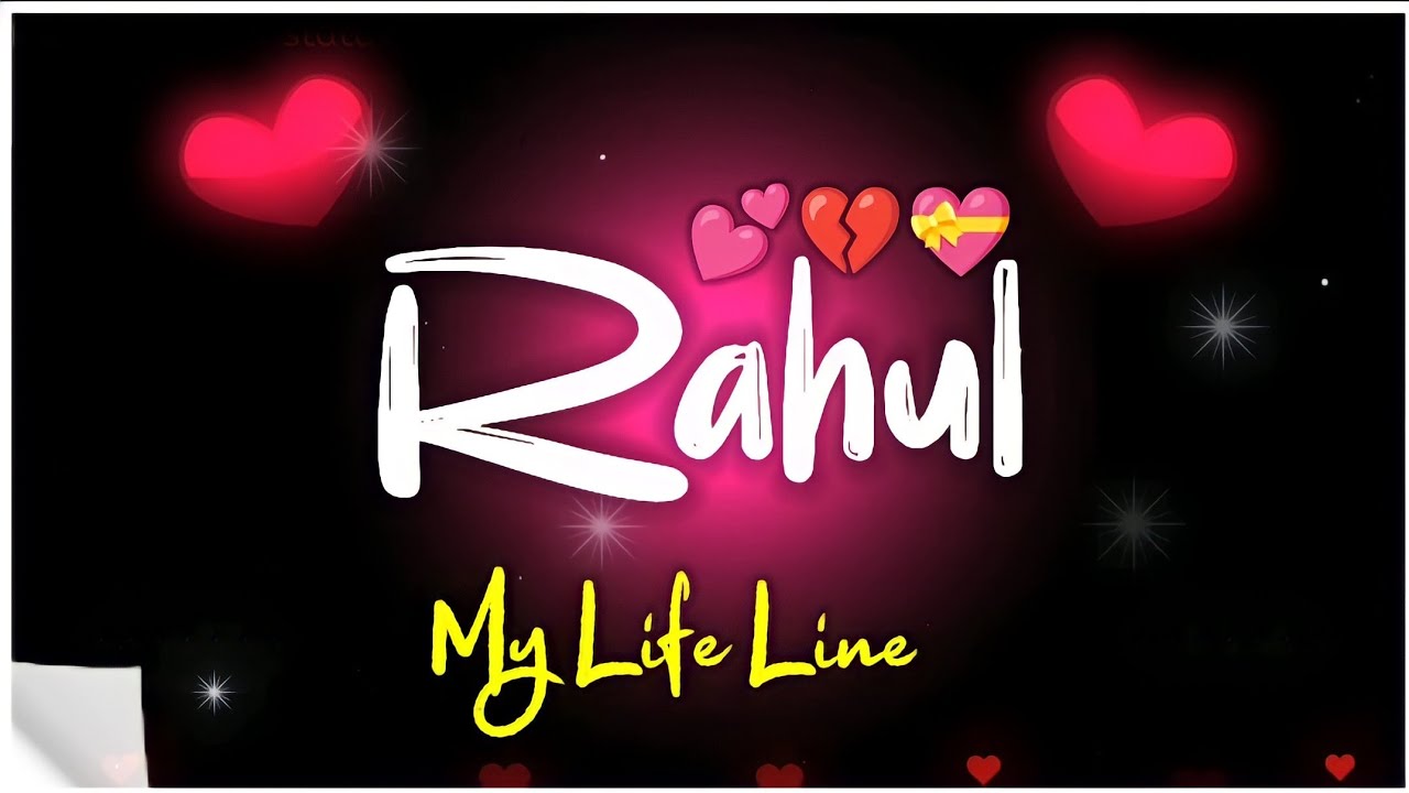 Rahul 名字爱情壁纸