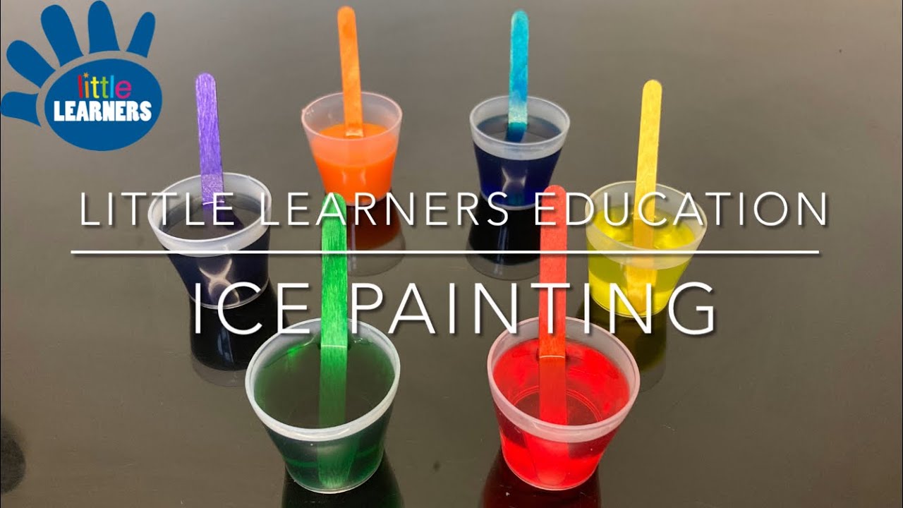 Creative, Art & Design Activity - Part 6 of 7- Ice Painting - How to ...