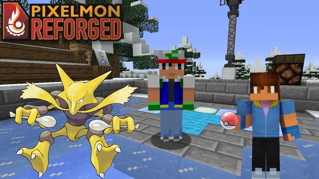 the ice gym | Pixelmon Reforged Adventure episode 3 (feat. Jacob butter ...