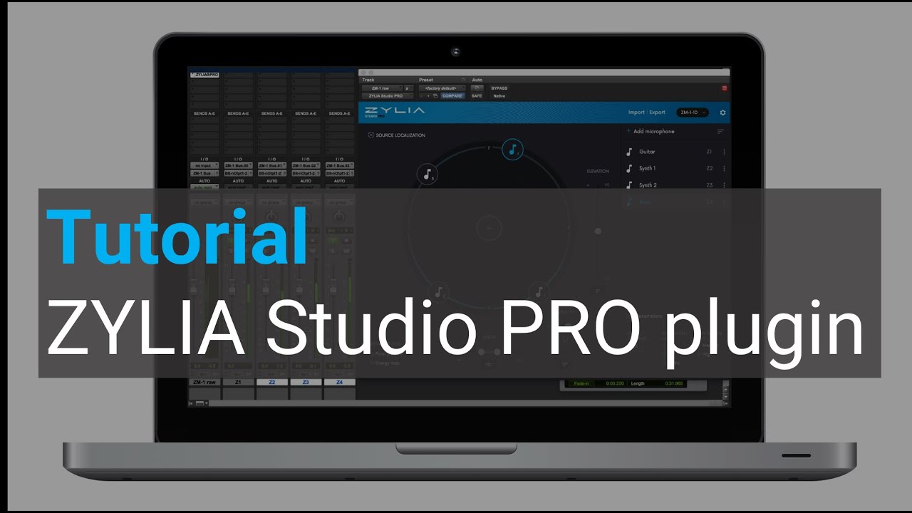 ZYLIA Studio PRO basic Tutorial - YouTube