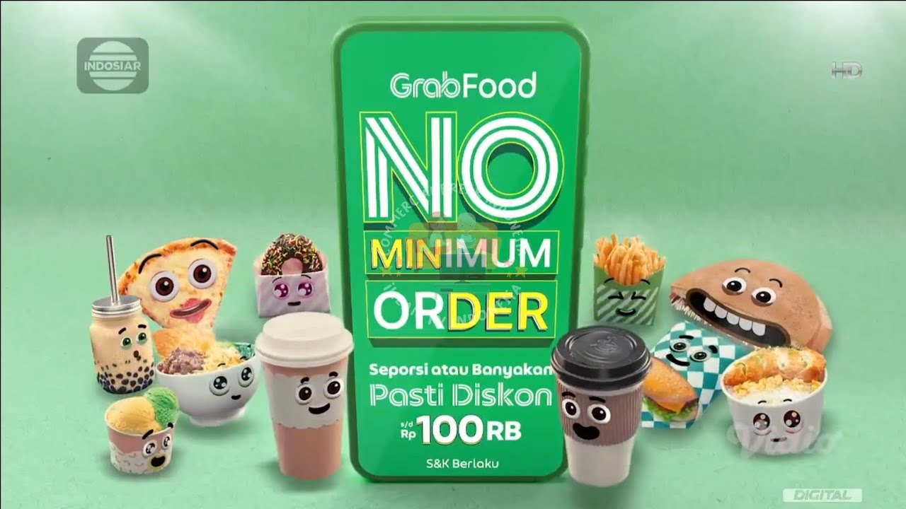 IKLAN GRABFOOD NO MINIMUM ORDER Ver.1 • 15s (2022) - YouTube