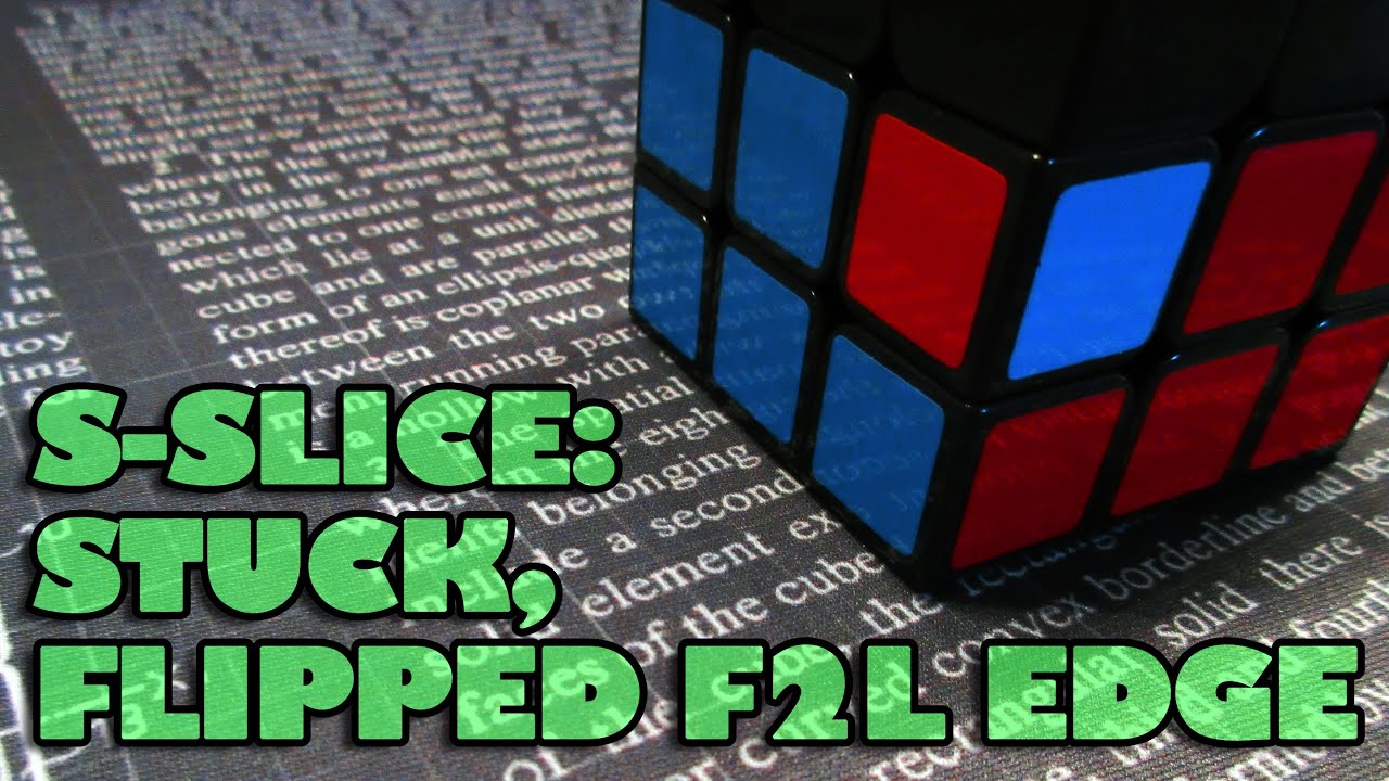 F2L Edge Flip: S-Slice Alg - YouTube