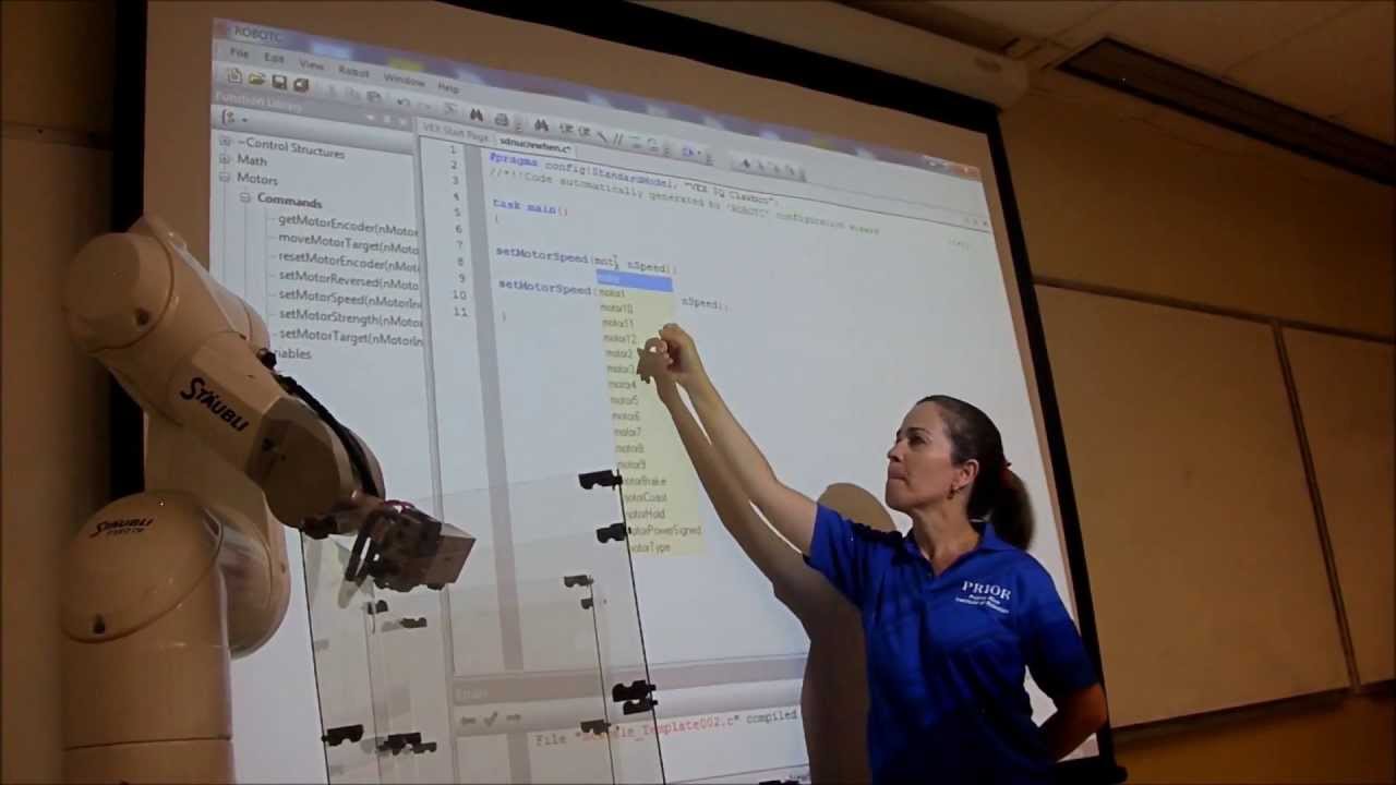 Taller RobotC (Vex IQ) para mentores_25oct2013_PUPR_(4/5) - YouTube