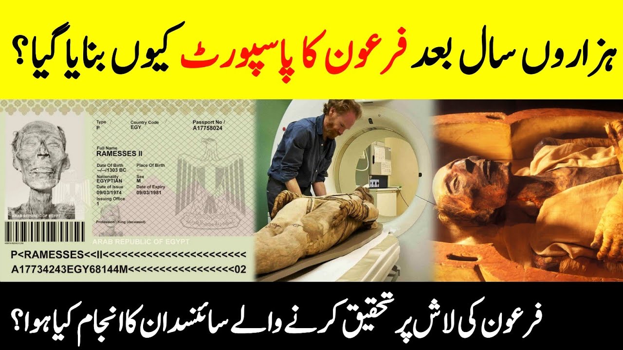 Why Was Pharaoh's Passport Made Thousands of Years Later? || فرعون کا ...