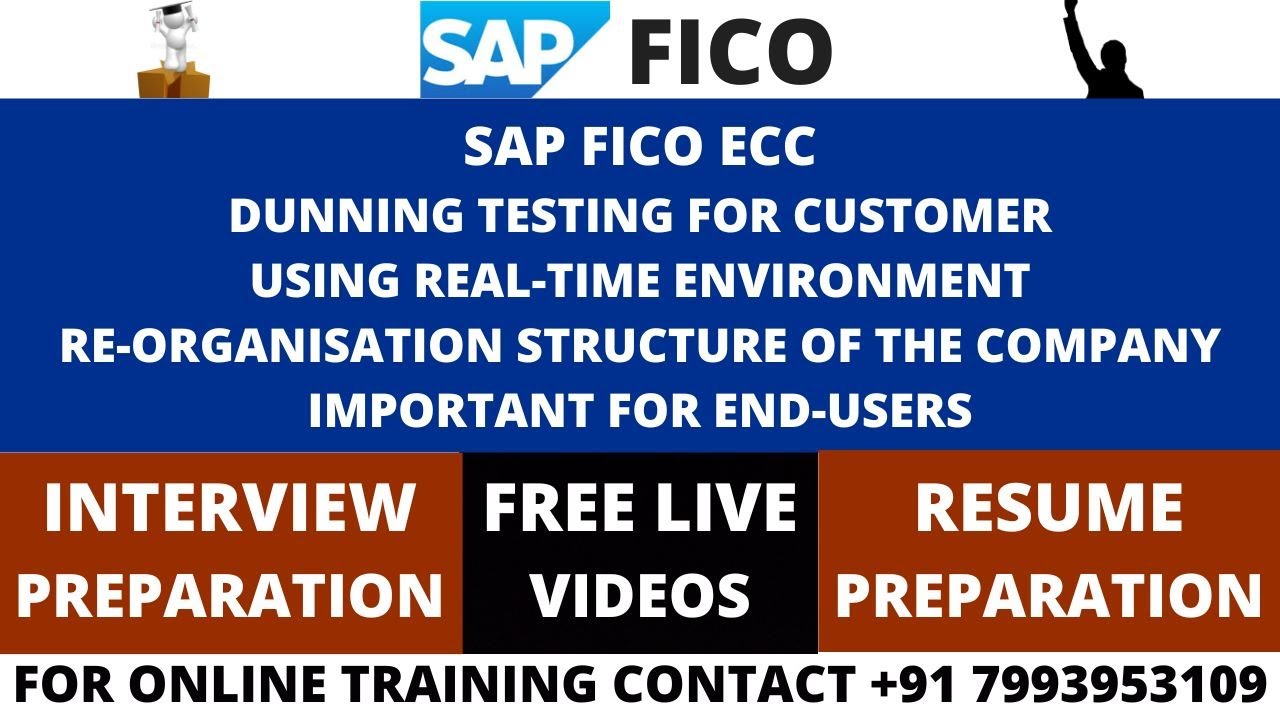 SAP FICO ECC, DUNNING TESTING FOR CUSTOMER, FOR ONLINE TRAINING CONTACT ...