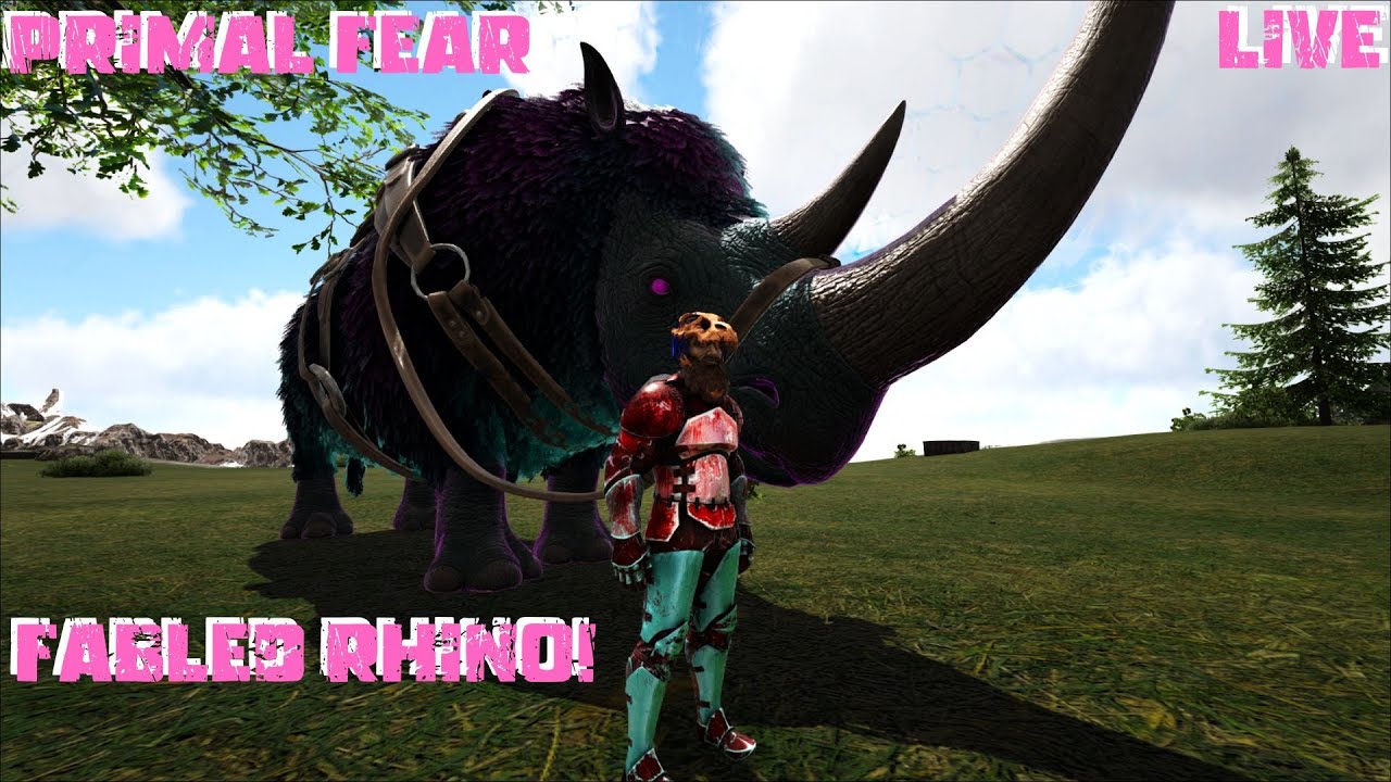 🔴LIVE - ARK PRIMAL FEAR | NEW ALPHA GIGANT, FABLED BRONTO - YouTube
