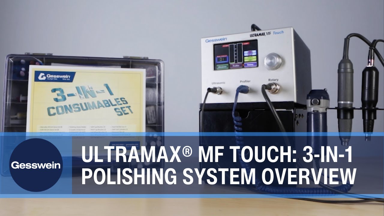 Ultramax MF Touch 3-in-1 Ultrasonic Polishing System Overview - YouTube