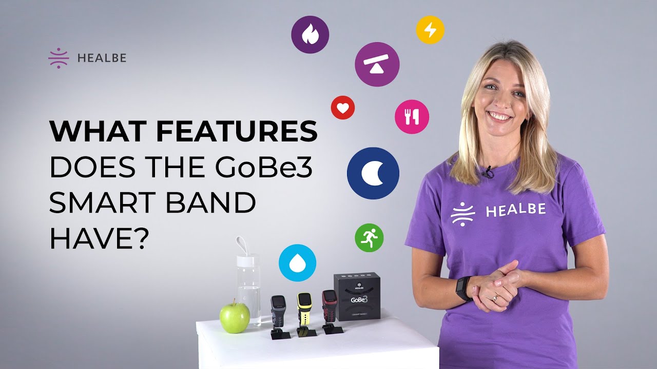 What features does the GoBe3 smart band have? - YouTube