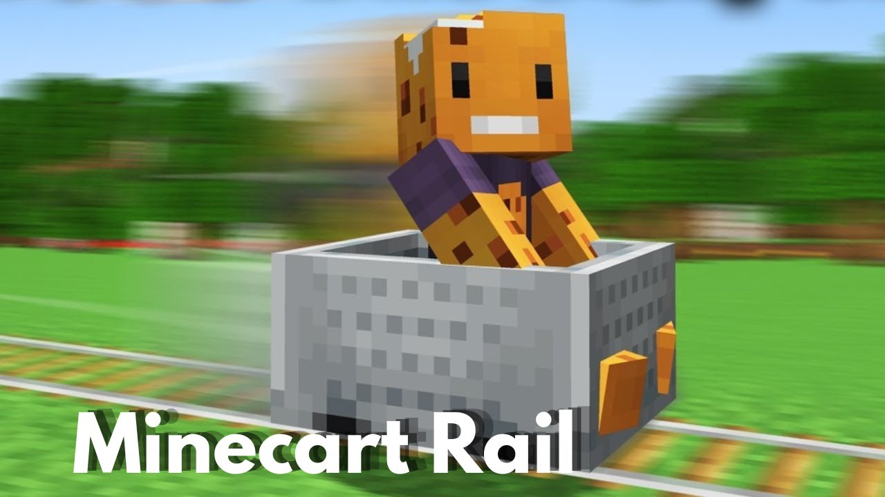 Minecraft First time Rail #day4 #minecraft - YouTube