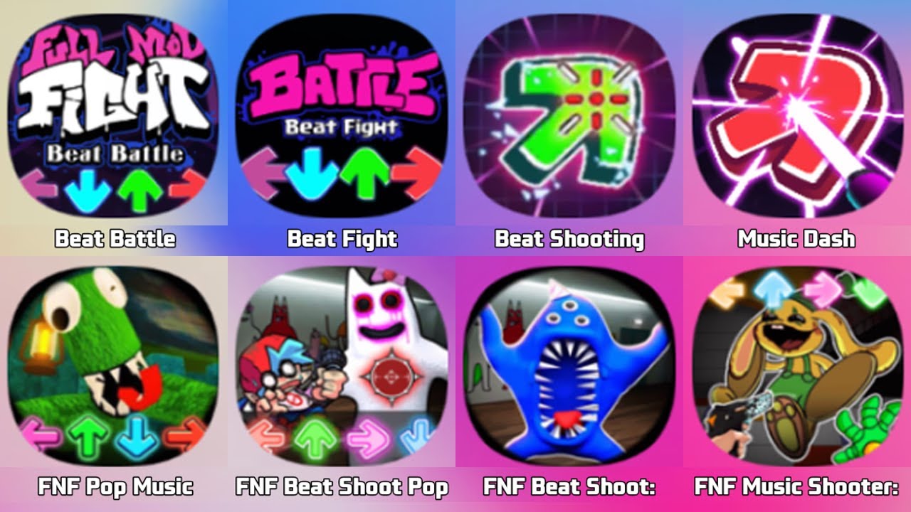 FNF Rainbow Friends, Beat Battle, Beat Fight, Beat Shooting, Music Dash ...