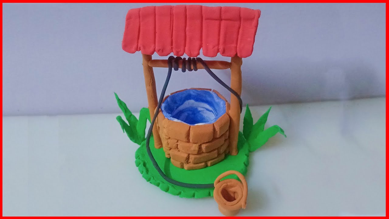 Clay Water Well | Making Water Well by Clay | How to make Water Well by ...