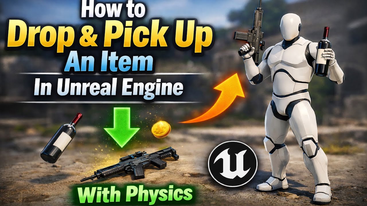 How To Drop & Pick Up Items With Physics - YouTube