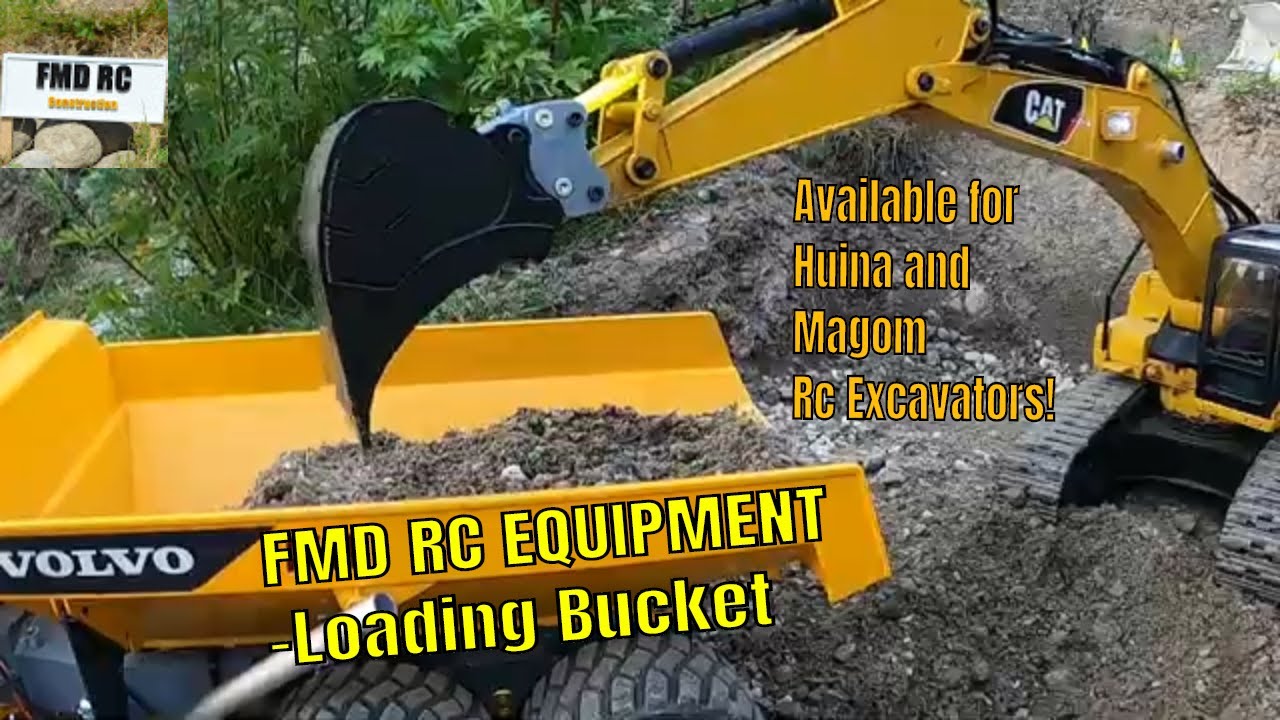 FMD RC Equipment - 3D printed Loading Bucket - FREE STL - Huina 1580 ...