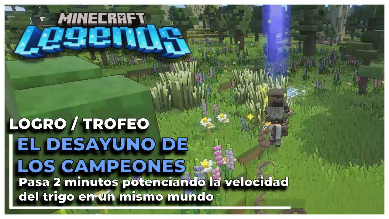 Minecraft Legends: Logro/Trofeo El Desayuno de Campeones - YouTube
