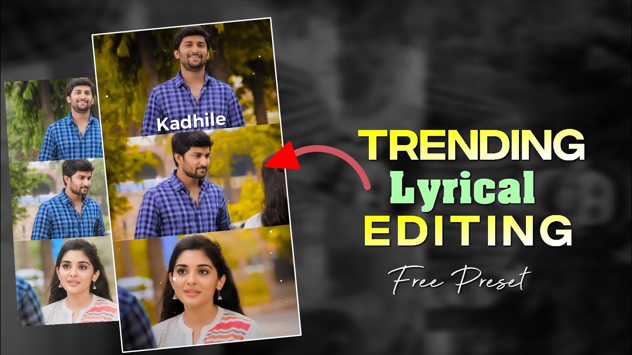 Trending Lyrics video editing in alight motion ll instagram trending ...