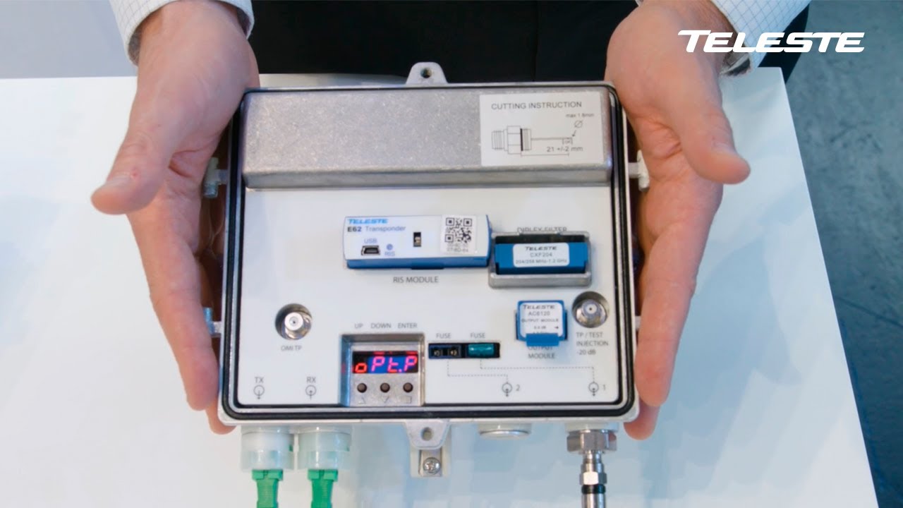 Teleste E8 Fibre to the Building Node - YouTube