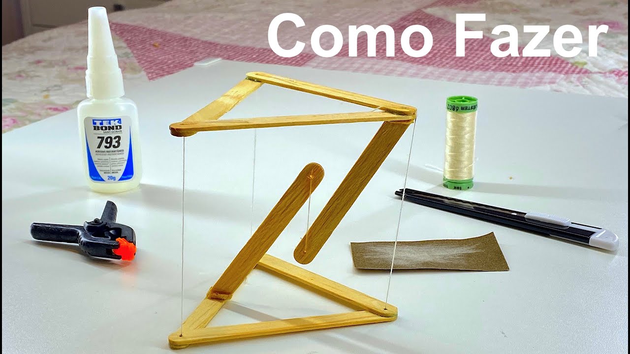 Objeto que Parece Flutuar COMO FAZER? Tensegridade 4k - YouTube