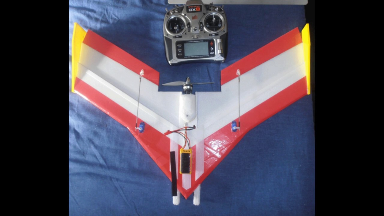 mini race wing KFm2 6feb2017 1st flight - YouTube