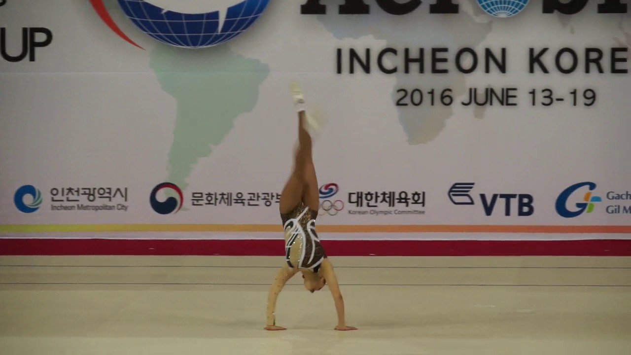 IW ESTEFANO Maria / ESP / WORLD CHAMPIONSHIP / KOREA / SPORT AEROBICS ...