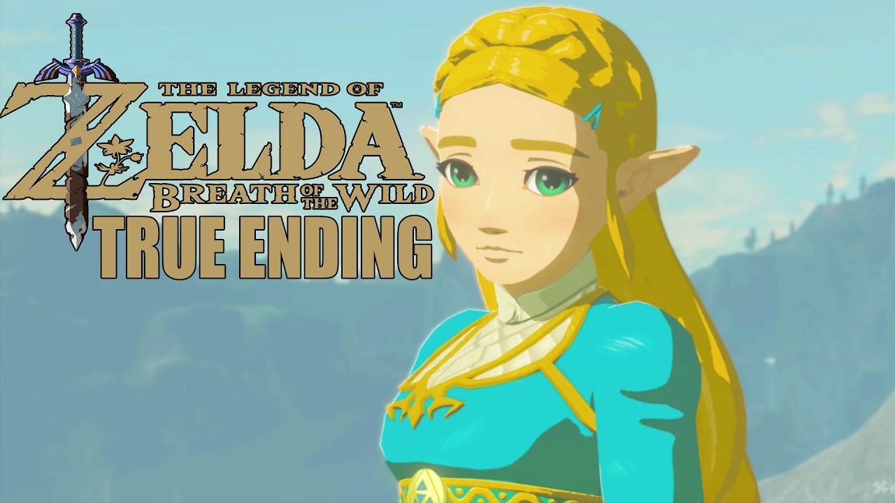 The Legend of Zelda Breath of the Wild TRUE ENDING - YouTube