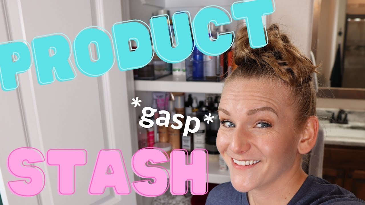 Finally Revealing and Organizing My Product Stash - YouTube