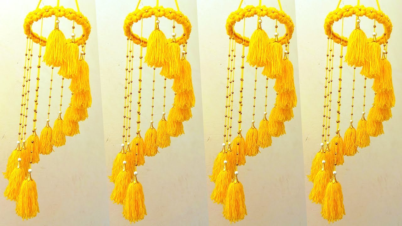 Create a Beautifully Crafted Woolen Jhumar with These Easy Tips ...