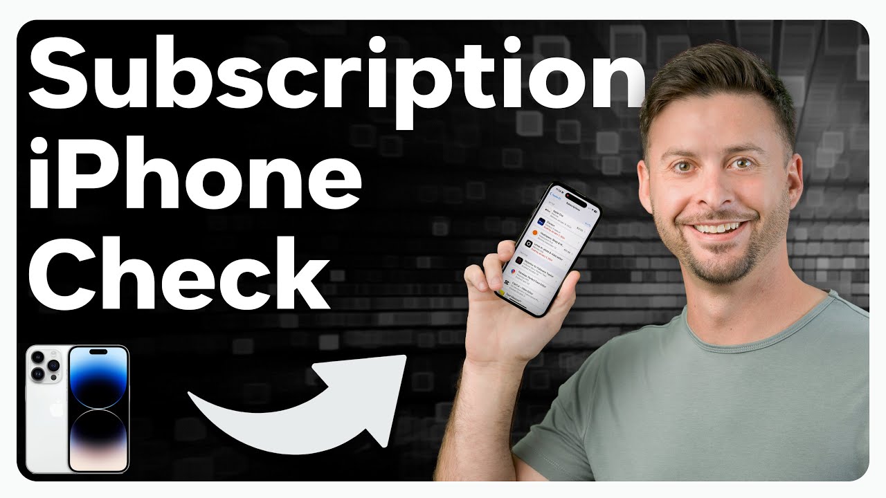 How To Check For Subscriptions On iPhone - YouTube