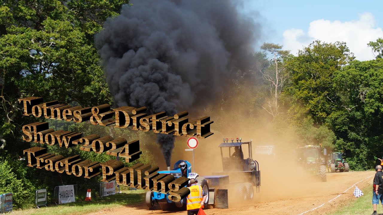 Totnes & District Show 2024 Tractor Pulling - YouTube