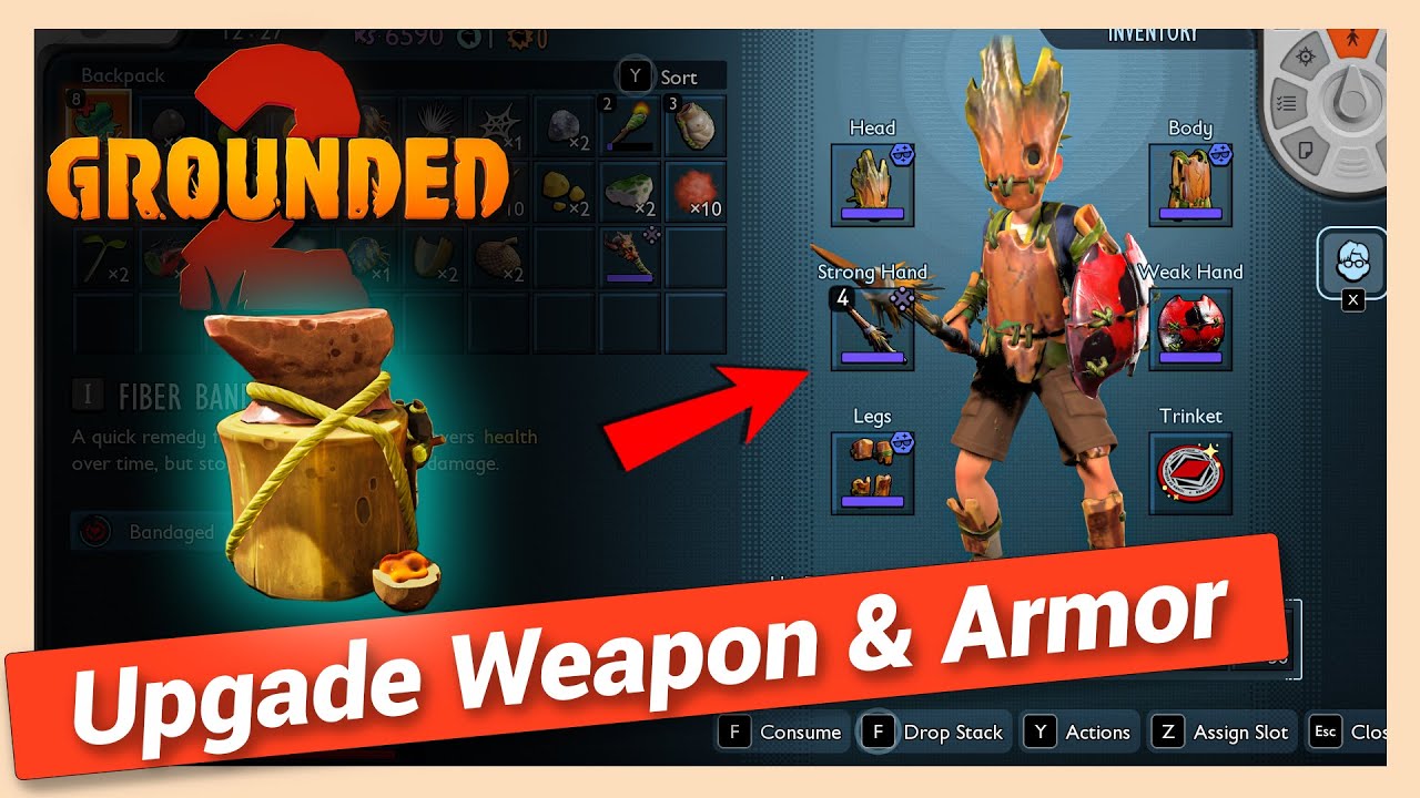 How to Upgrade Weapons & Armor in Grounded 2 | Step by Step Tutorial ...