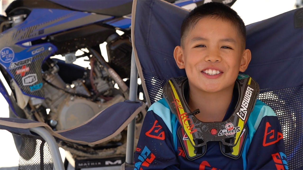Nine-Year-Old MXer Caleb Tentangco Gives Great Interview - YouTube