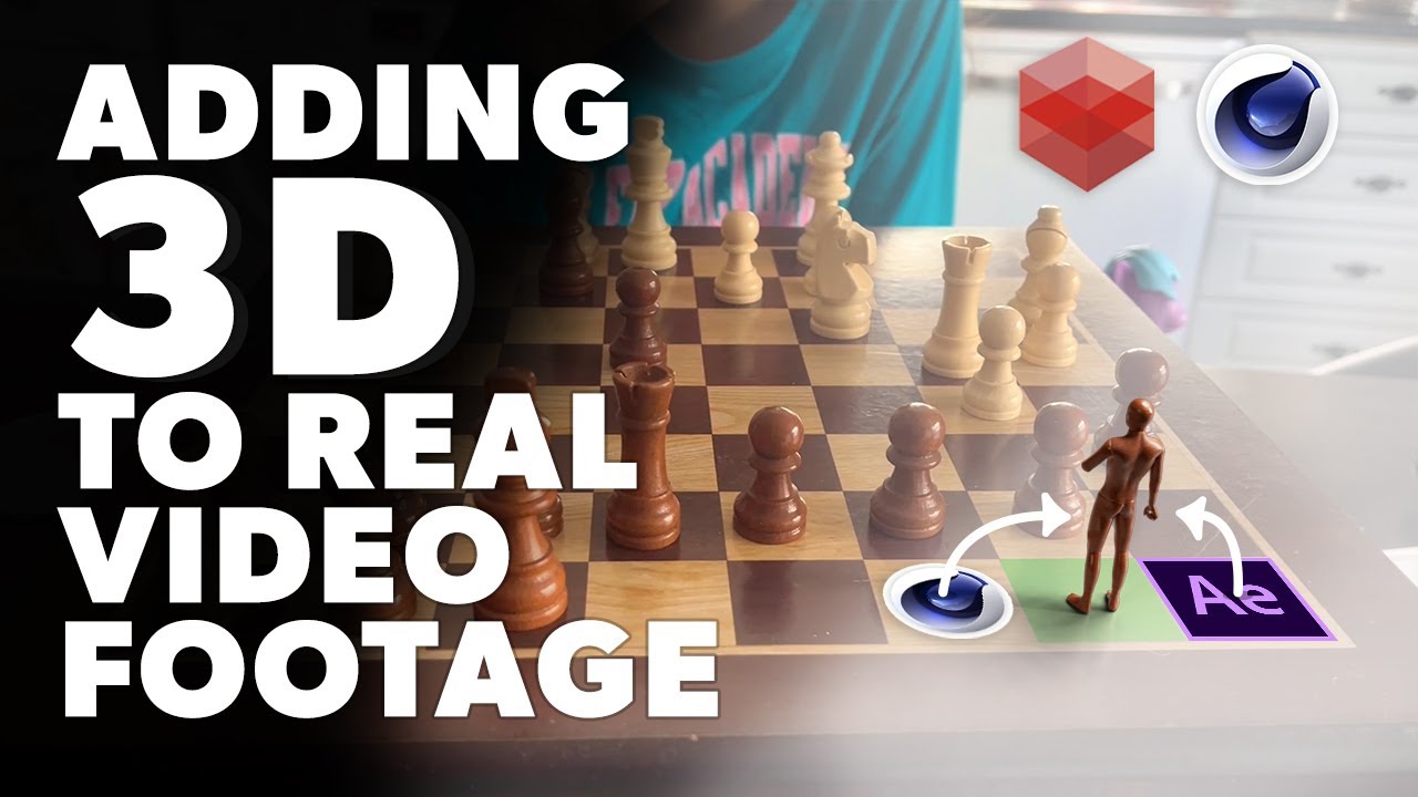 C4D Tutorial - Add Animated CGI Chess Man to Real Video Footage [ c4d ...