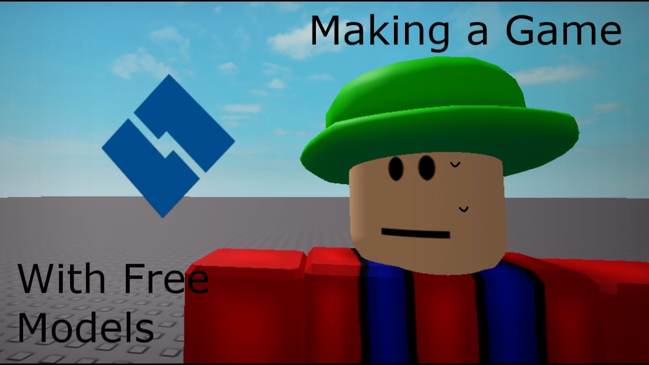 Making A Game With Free Models In Roblox Studio - YouTube