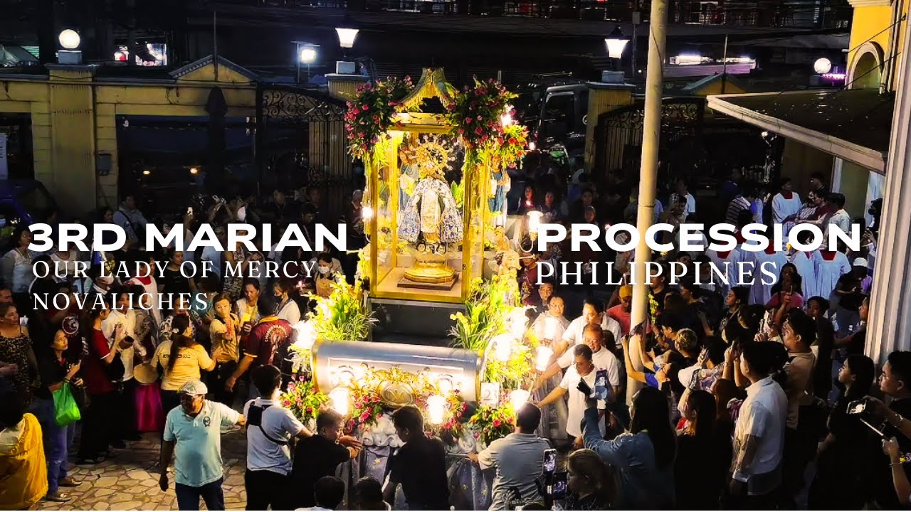 everyone's vlog: 3RD MARIAN PROCESSION | OUR LADY OF MERCY NOVALICHES ...