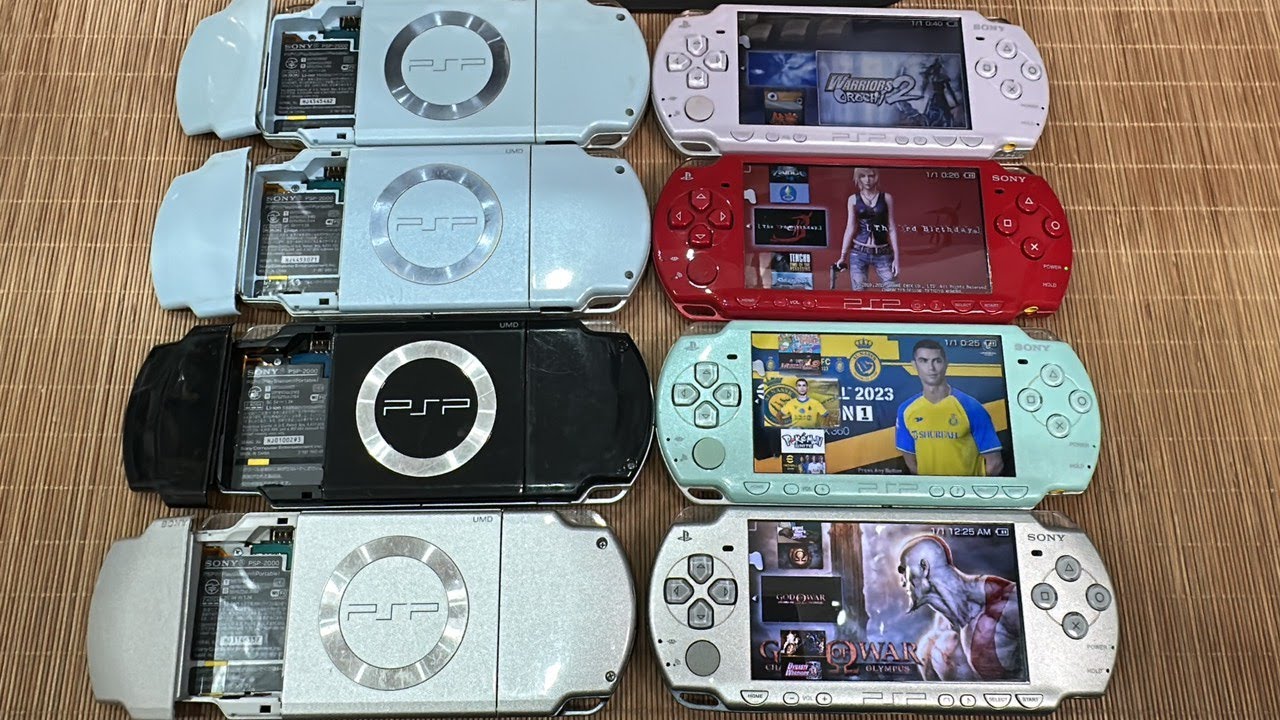 trên tay PSP 2000 hack - mở hộp lô hàng Nhật vừa về !!! - YouTube