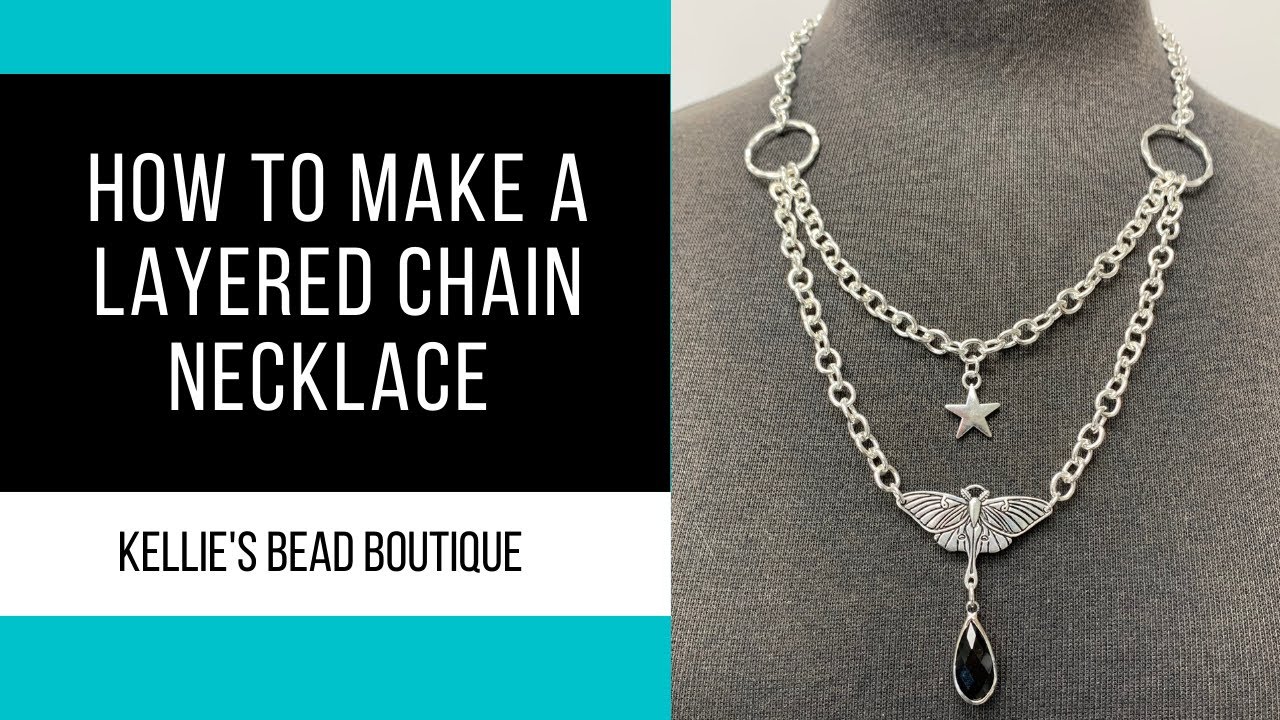Easy Layered Chain Necklace - YouTube