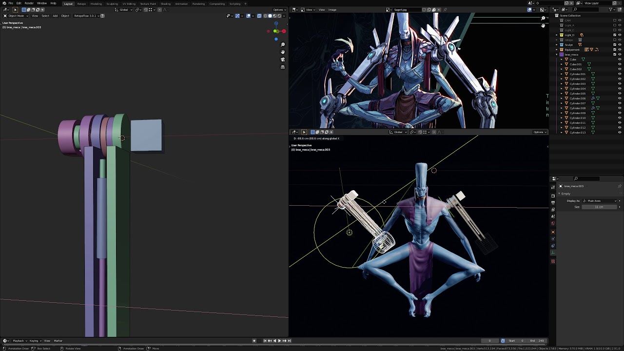 Blender Tips : Local Collection view & Collection Instances - YouTube