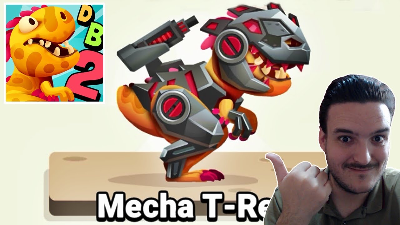 DINO BASH 2 (#20) - COMPREI O MECHA T-REX + TESTE DO SPIKY - YouTube