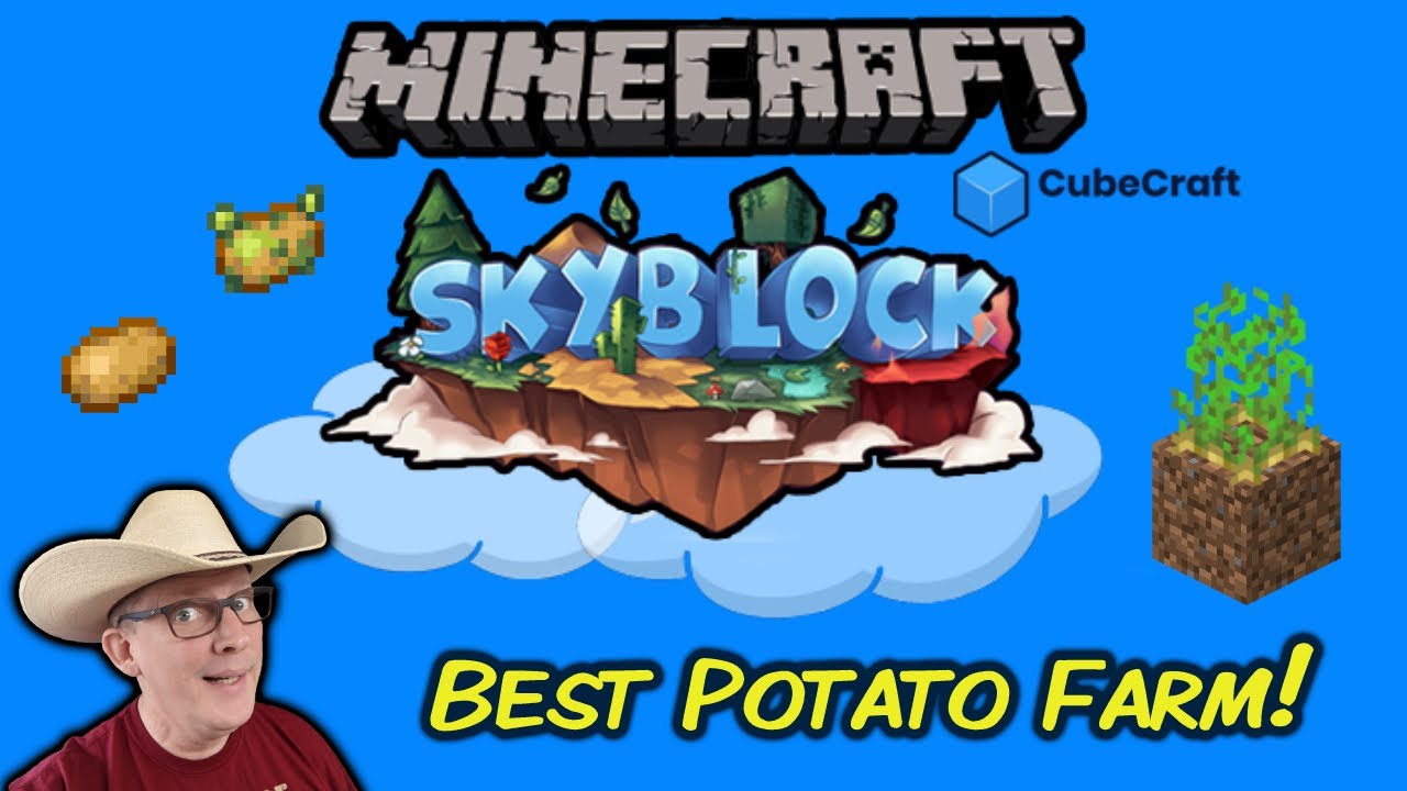 CubeCraft SkyBlock Best Potato Farm - YouTube