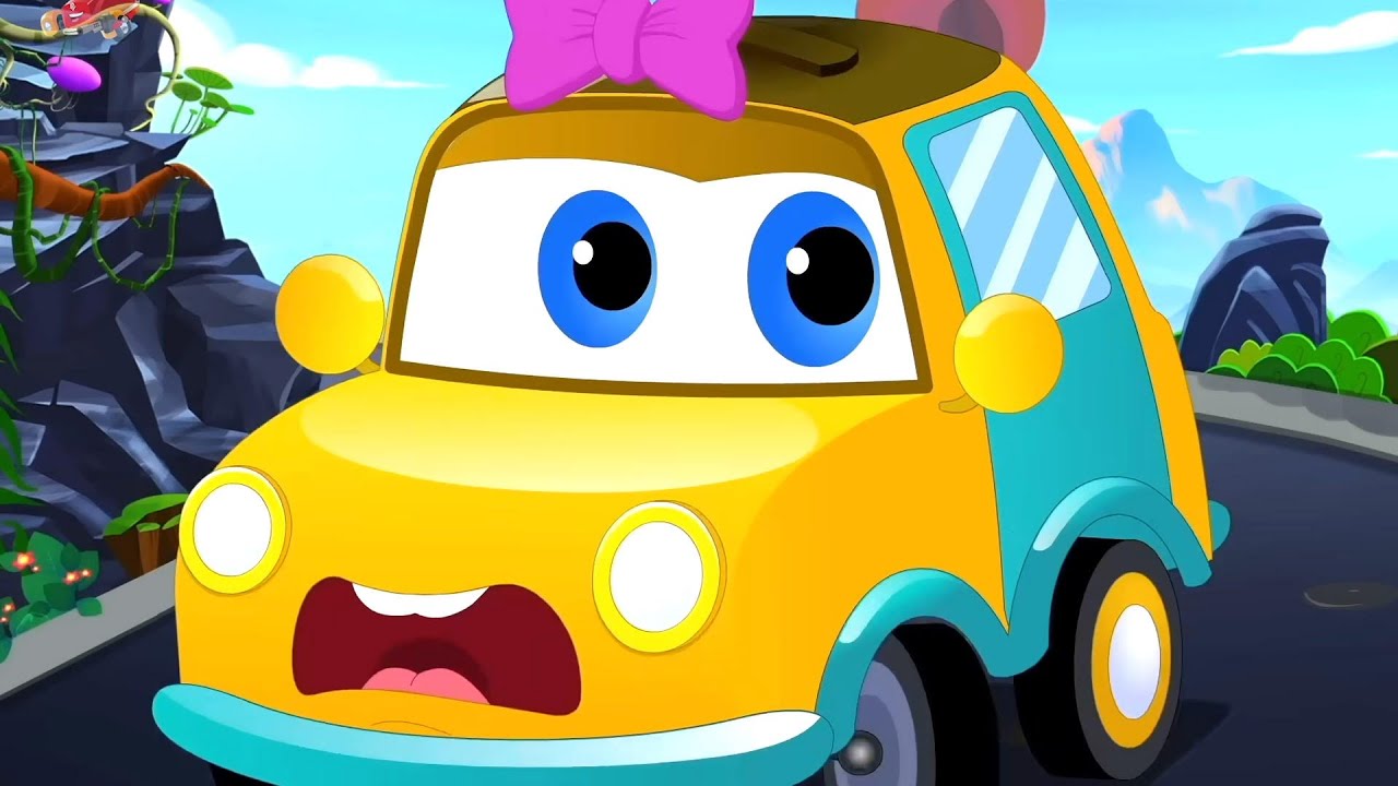 Slippery Slope, Vehicles Rhymes and Cartoon Show for Babies - YouTube