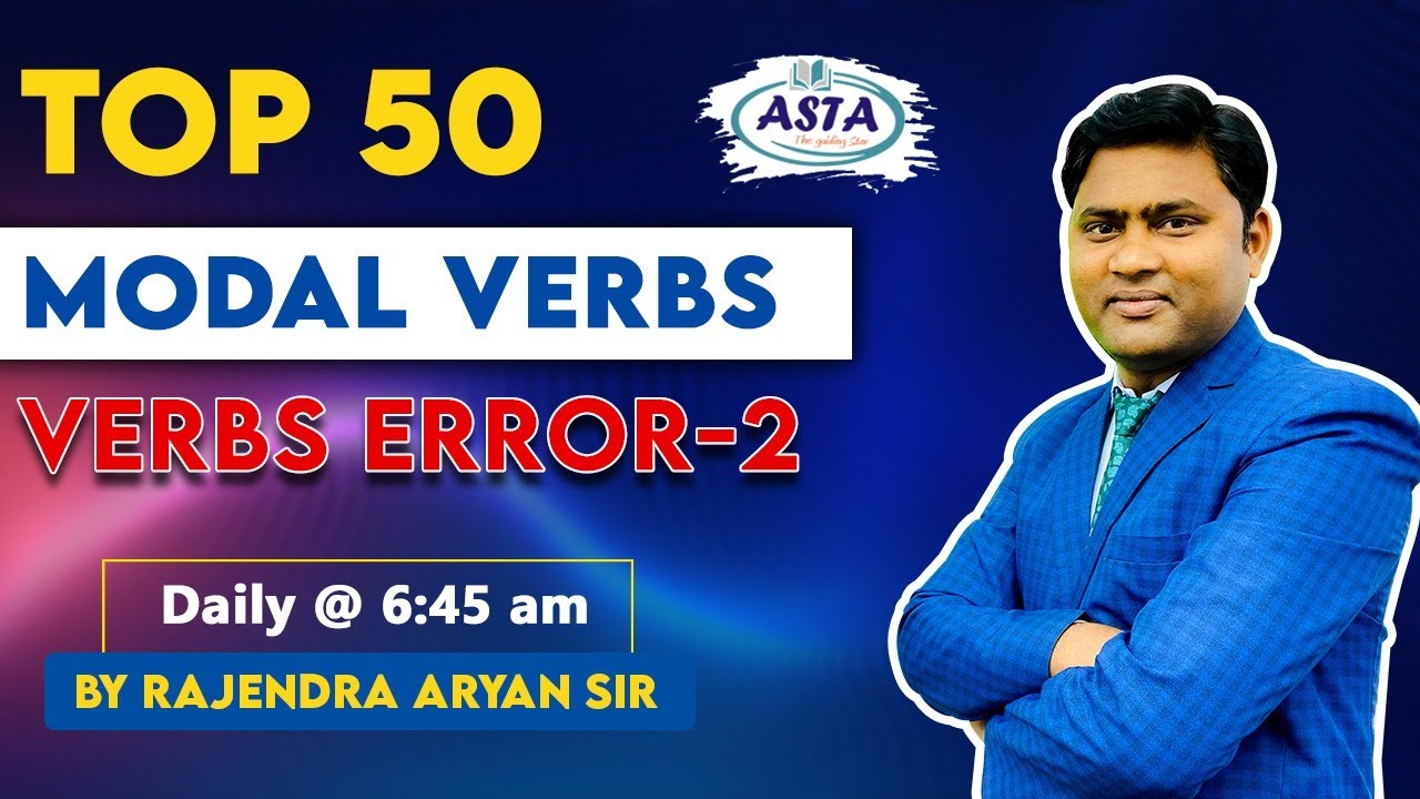 Top 50 Verbs And Modal Verbs Error By Rajindra Aryan Sir - YouTube