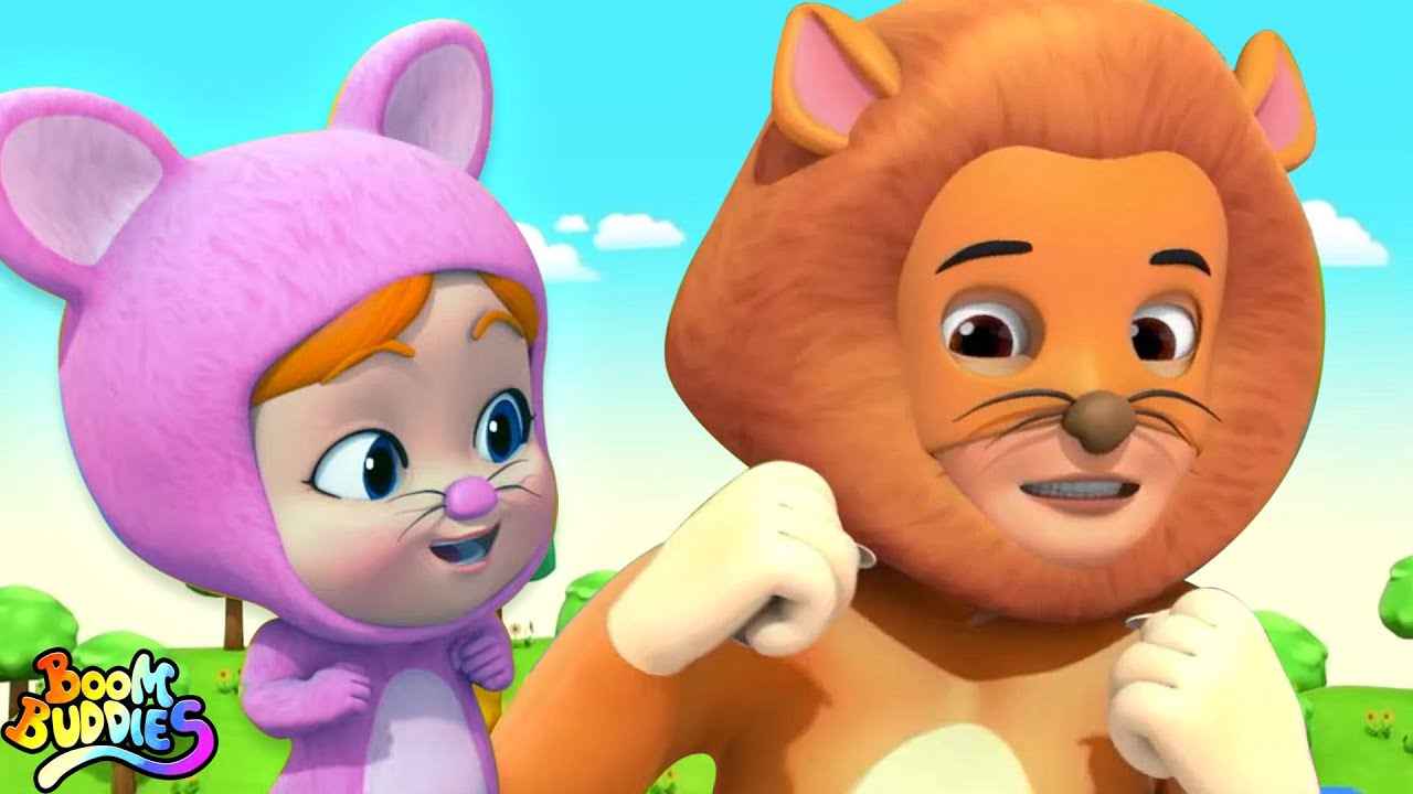 Lion And The Mouse Fun Adventure Story for Children by Boom Buddies ...