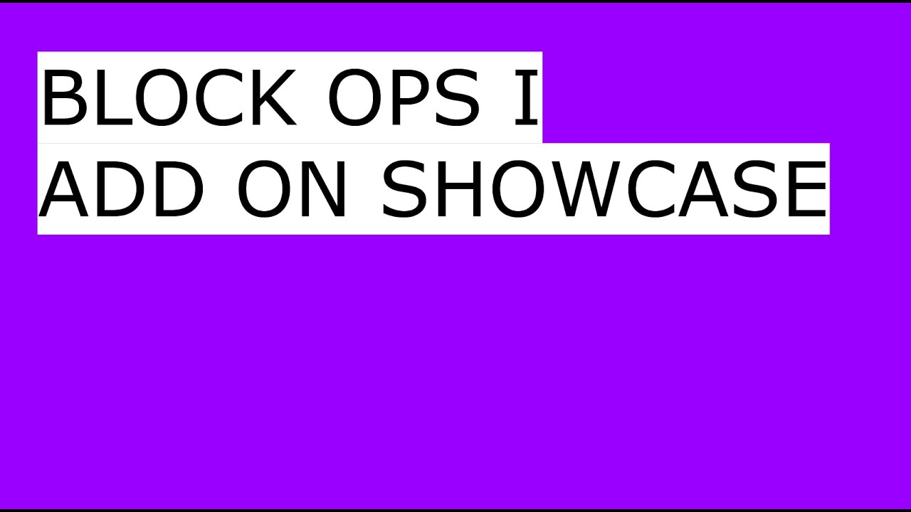 Minecraft, "Block Ops 1 TACZ Add-ons Showcase." - YouTube