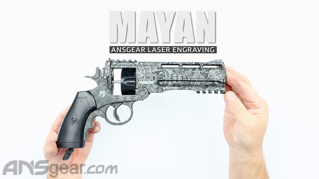 ANSgear Laser Engraving Design - Mayan - YouTube