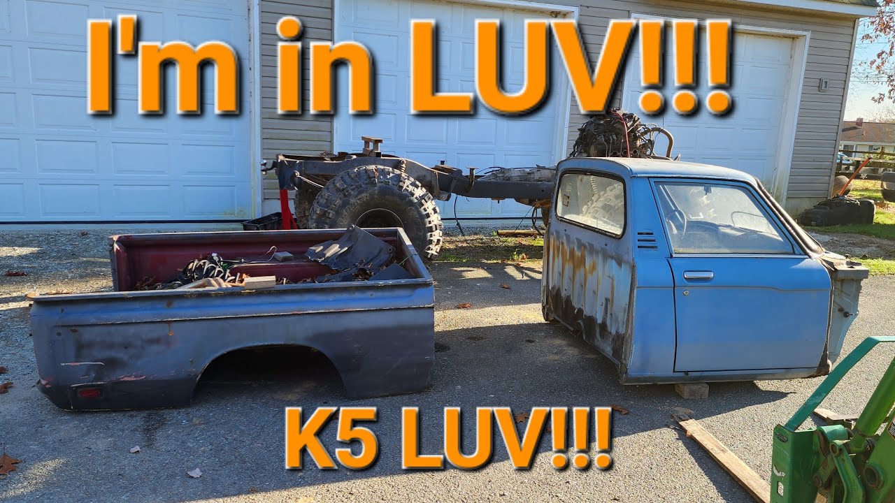 CHEVY LUV the build begins!!! - YouTube