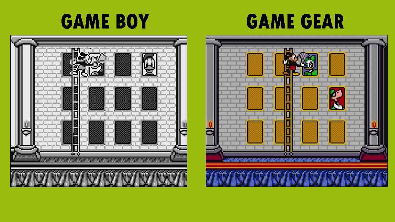 Game Boy Vs Game Gear - Mickey's Ultimate Challenge - YouTube